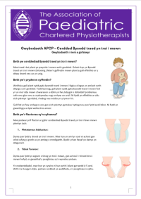 APCP - INTOEING GAIT - WELSH | Association of Paediatric Chartered ...
